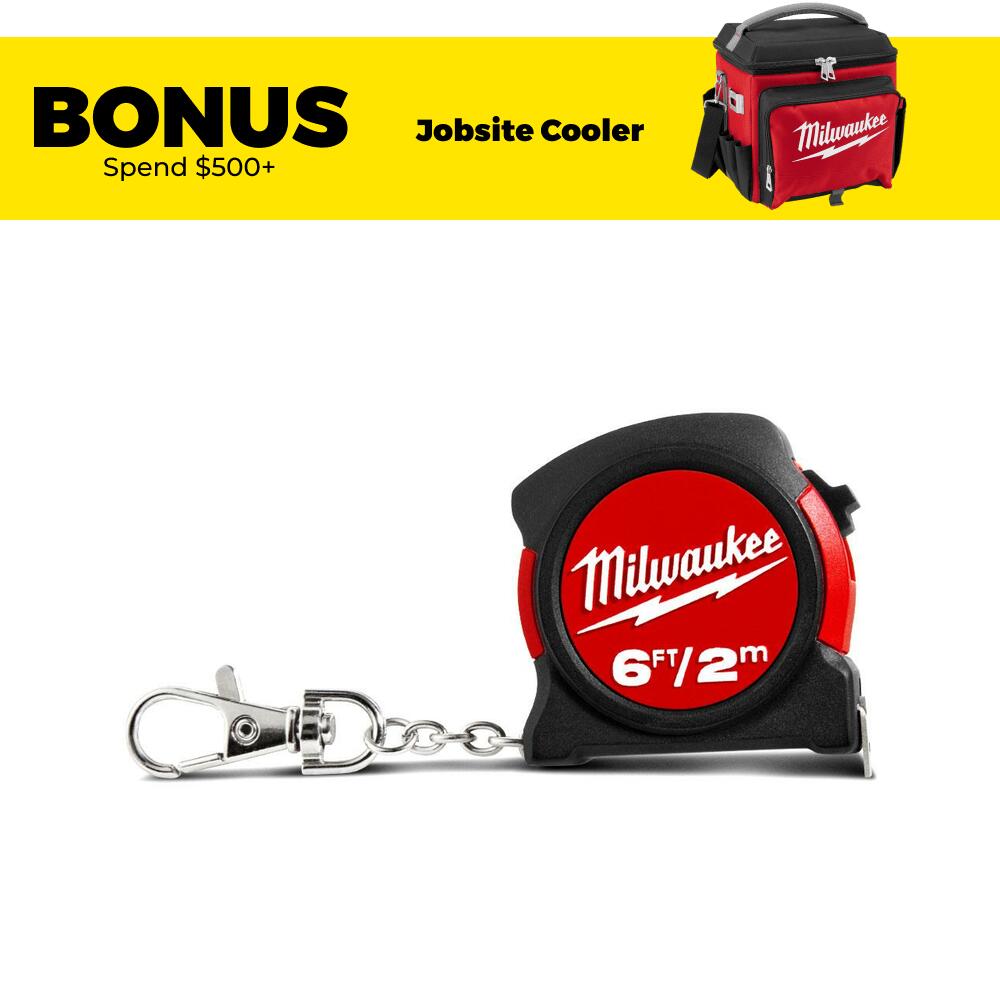 Milwaukee 48225506C 2m Keychain Tape Measure