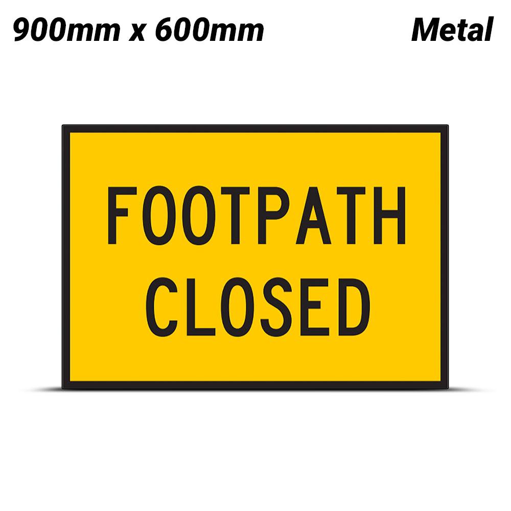 Uniform Safety Signs SG213 600mm x 600mm Metal Class 1 Only Footpath ...