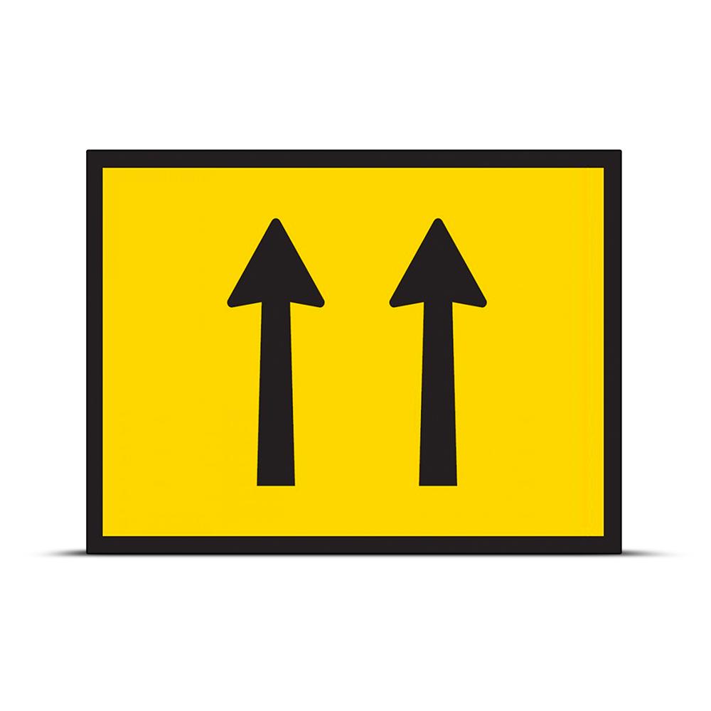 Uniform Safety Signs SG527 900mm x 600mm Metal Class 1 Two Lane Status ...