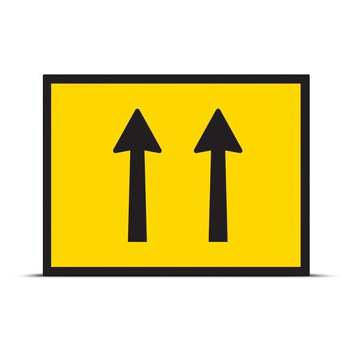 Uniform Safety Signs SG527 900mm x 600mm Metal Class 1 Two Lane Status ...