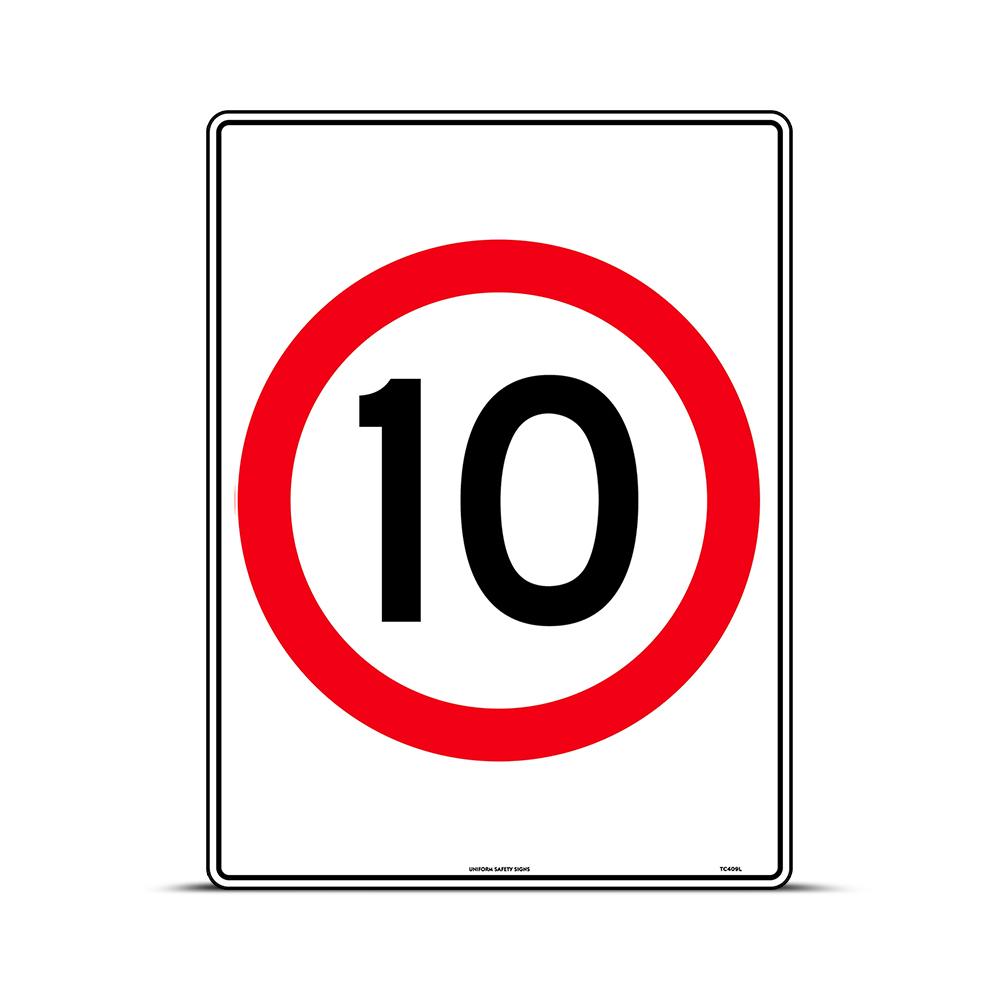 Uniform Safety Signs TC410C1 600mm x 450mm Aluminium Class 1 Reflective ...