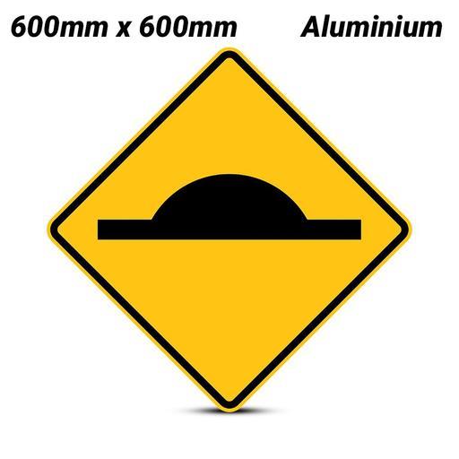 Uniform Safety Signs W5-10A 600mm x 600mm Aluminium Class 1 Speed Hump ...