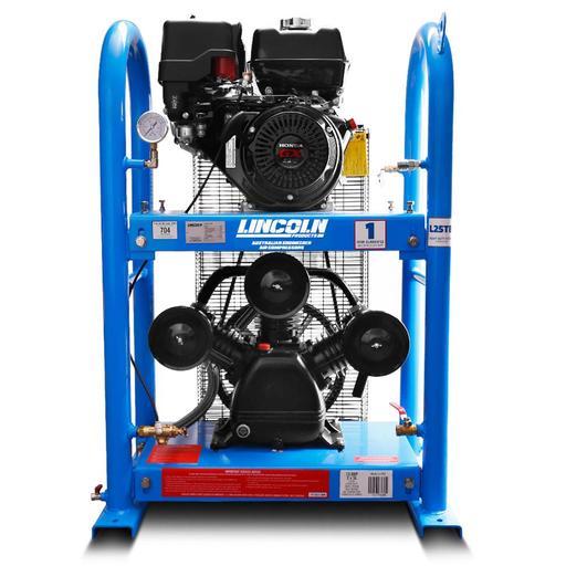 Lincoln L25TB 13HP 2 x 5L Heavy Duty Triple Piston Belt Driven Petrol ...