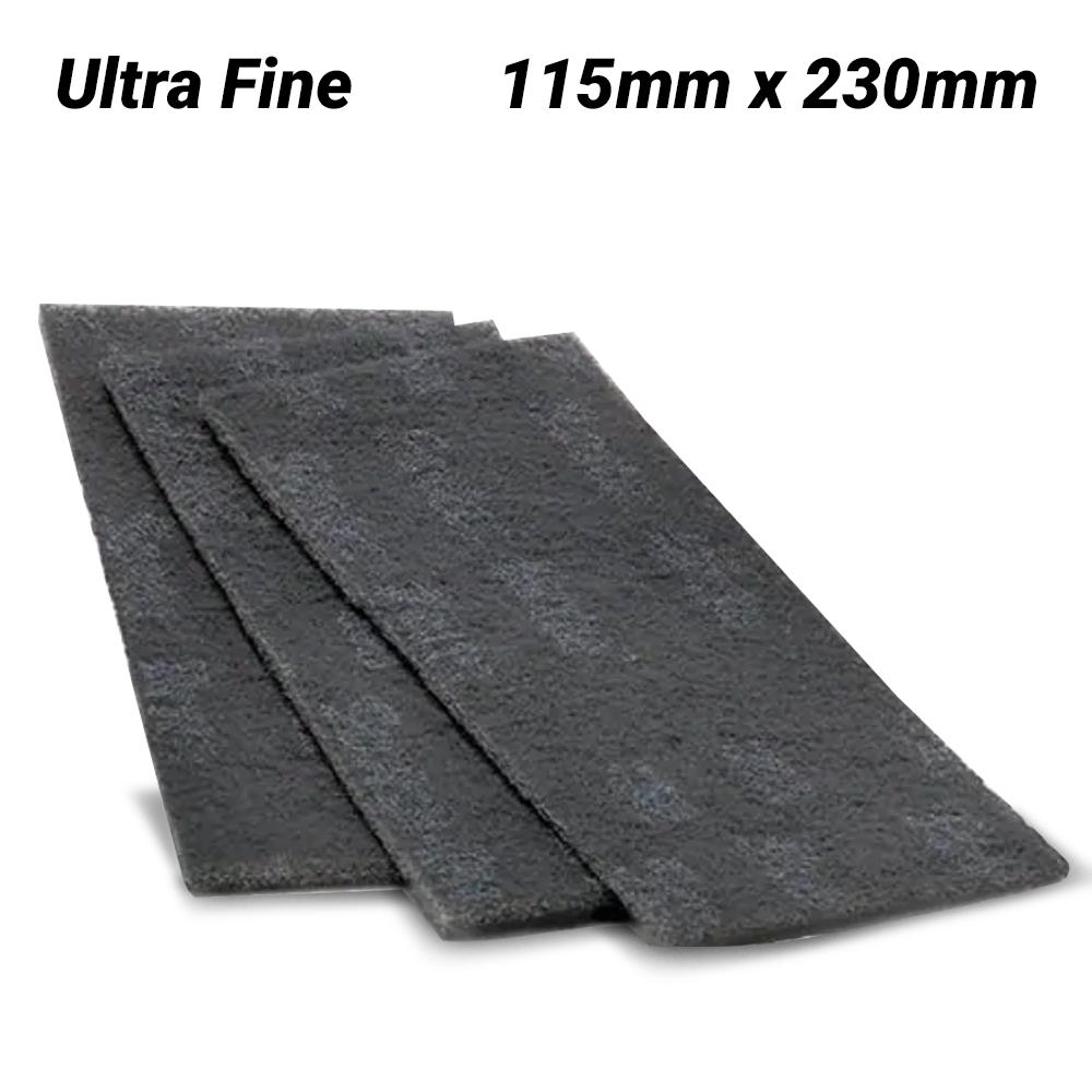 3M 61500300183 115mm x 230mm Scotch-Brite Durable Ultra Fine Flex Hand Pads