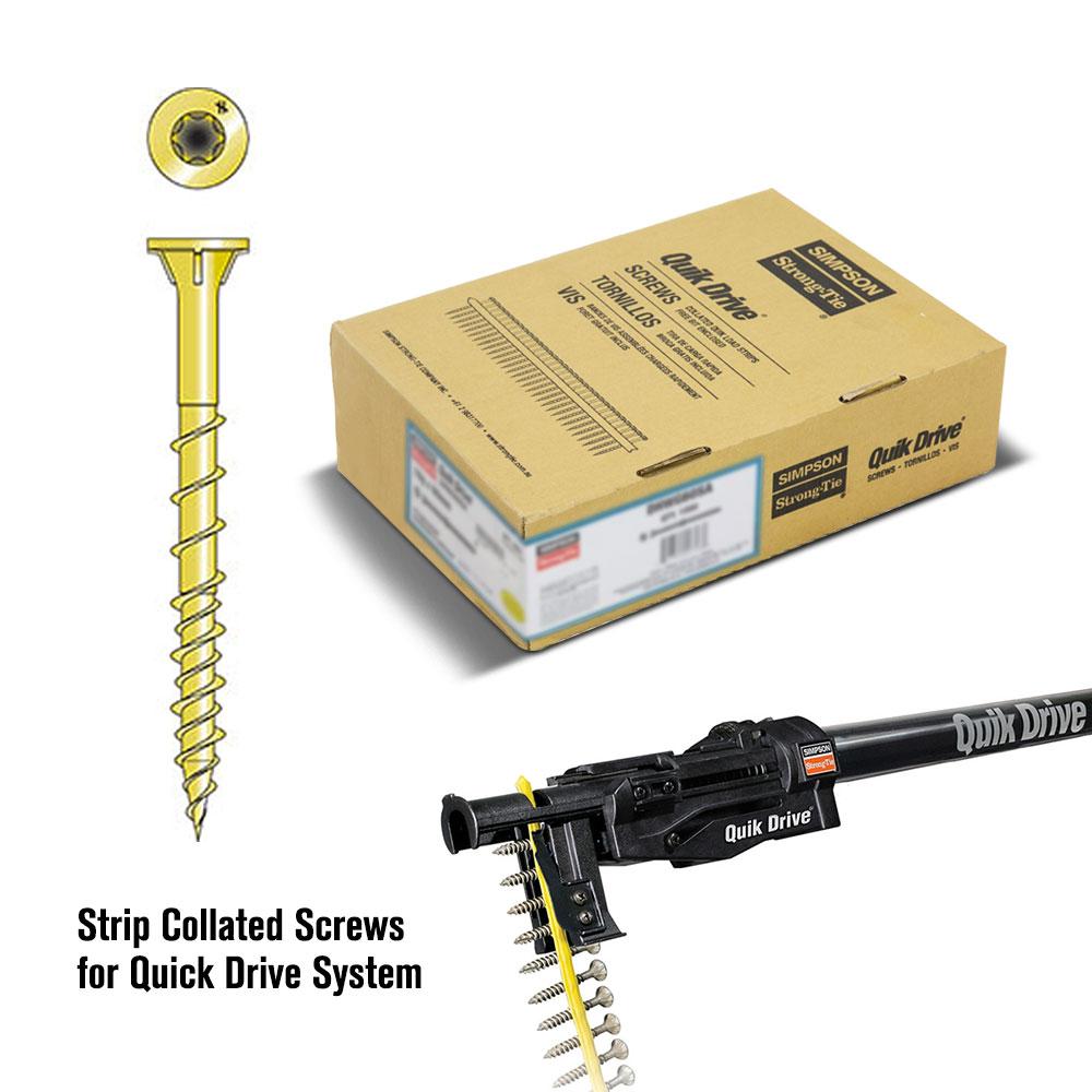 Simpson Strong-Tie WSV50SA 2000-Pack 10g x 50mm WSV Subfloor Screws ...