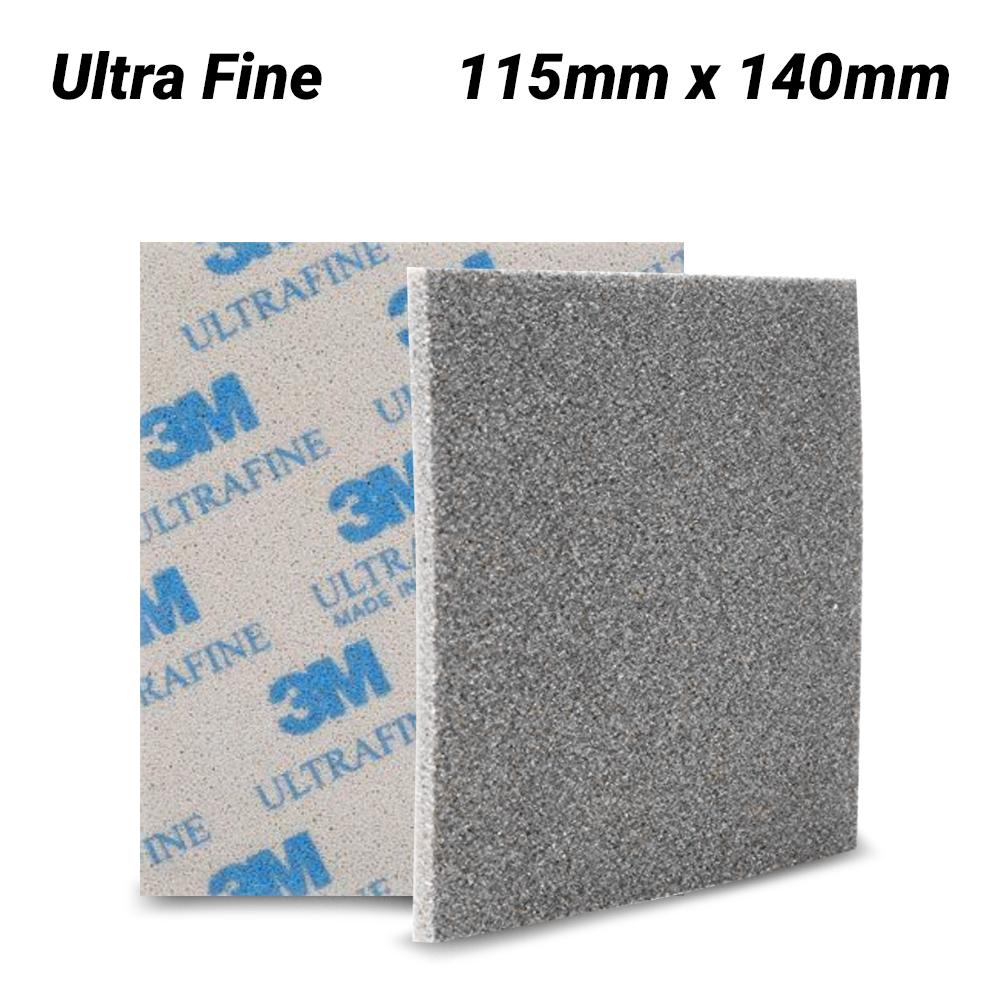 3M FC110027453 (2601) 115mm x 140mm 2601 Ultra Fine Soft Back Sanding ...