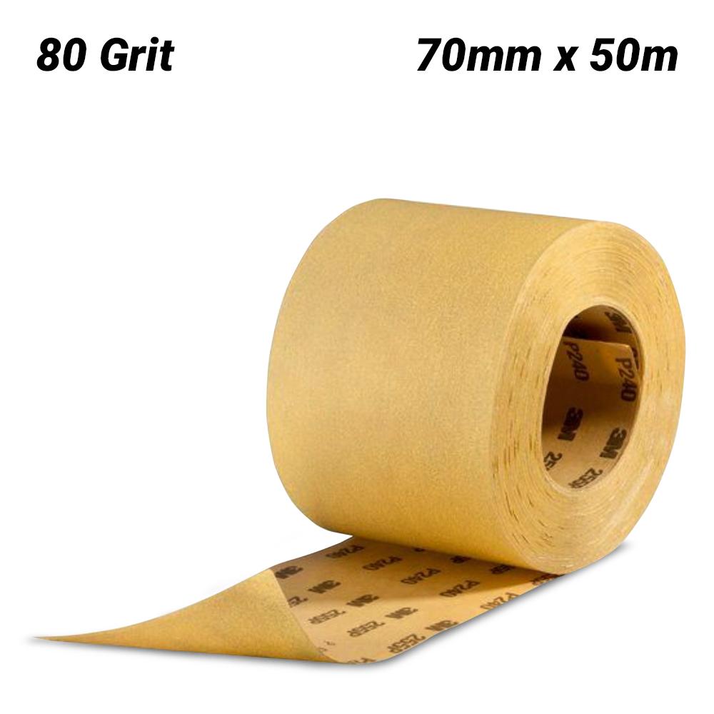3M AC010594904 (255P) 70mm x 50m 255P P80 Production Gold Paper Roll