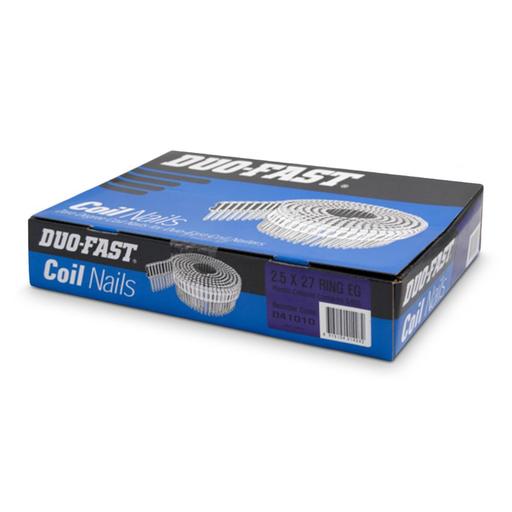 Paslode D41010 DUO-FAST 2.5mm x 27mm Ring Electro Galvanised 0 Degree ...