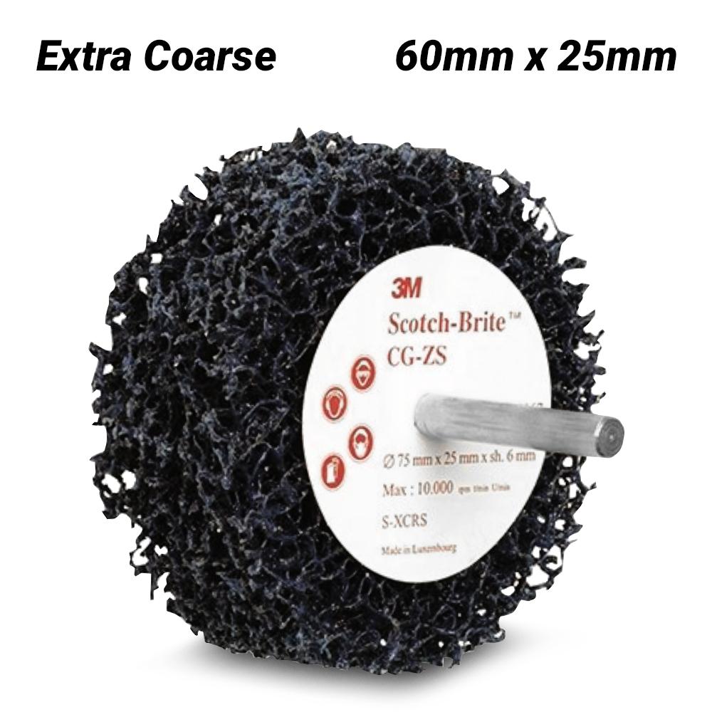 3M XC000702297 60mm x 25mm Scotch-Brite Extra Coarse Clean & Strip ...