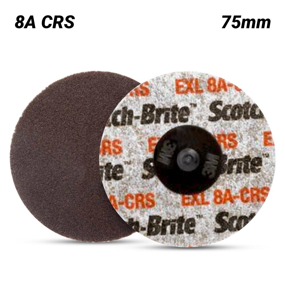 3M 61500099322 75mm Scotch-Brite Roloc 8A CRS EXL Unitised Wheel