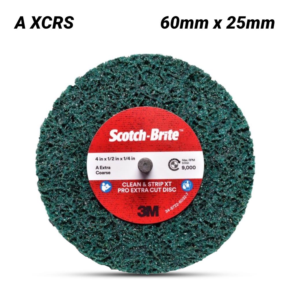 3M AT019439838 60mm x 25mm Scotch-Brite A XCRS Clean & Strip Pro ...
