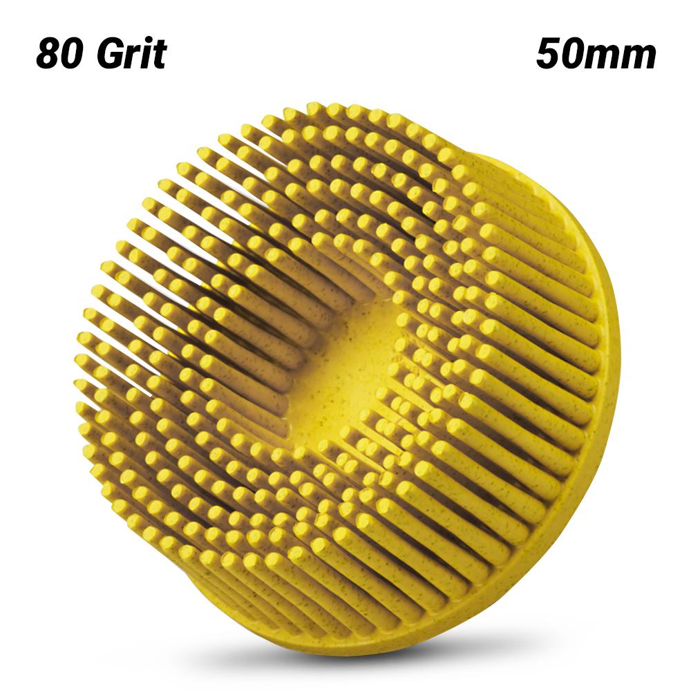 3M 61500132172 50mm (2") Scotch-Brite Roloc 80 Grit Bristle Disc