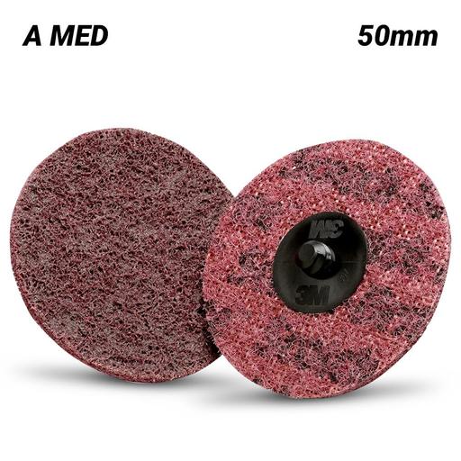 3M 61500132180 50mm (2") Scotch-Brite Roloc 120 Grit Bristle Disc