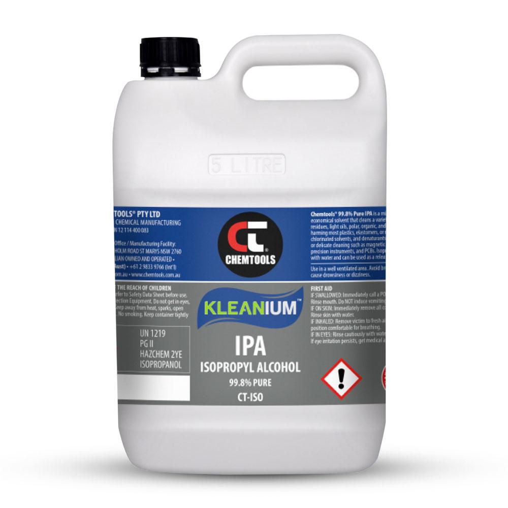 Chemtools CT-ISO-5L 5L Kleanium 99.8% Pure IPA Isopropyl Alcohol