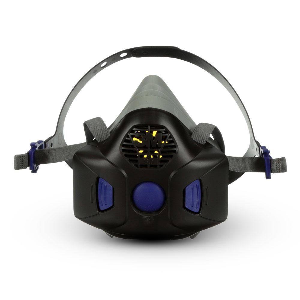 3M HF802SD (UU009622216) Secure Click Reusable Half Face Respiratory ...