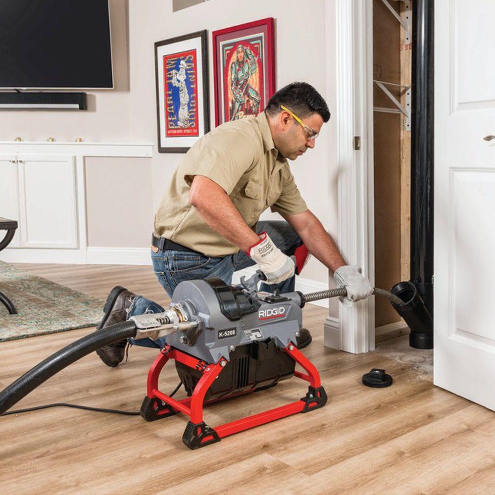 Ridgid K-5208 (64073) Drain Cleaner Machine with C-11 Cables, Sectional ...