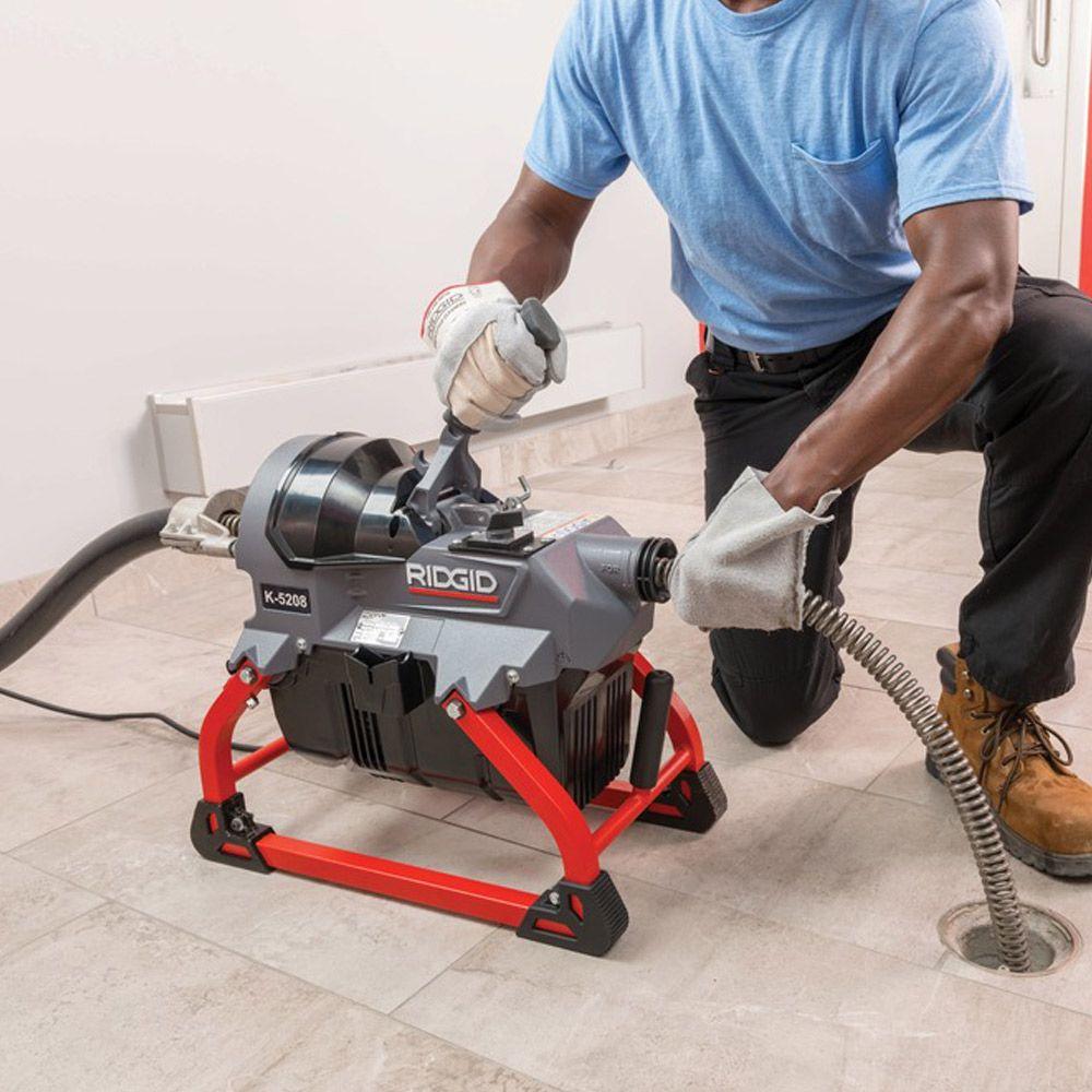 Ridgid K-5208 (64073) Drain Cleaner Machine with C-11 Cables, Sectional ...