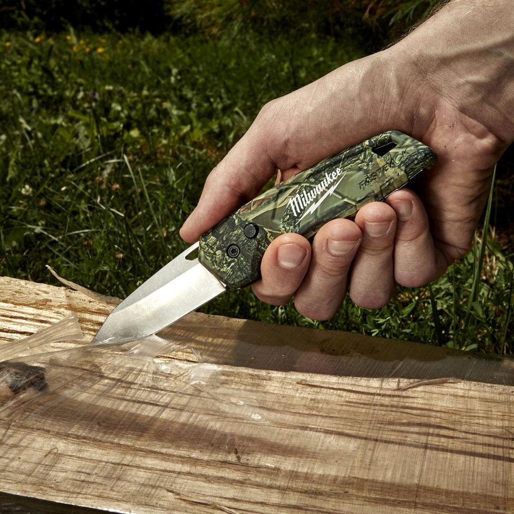 Milwaukee 48221524 FASTBACK Folding Camo Knife