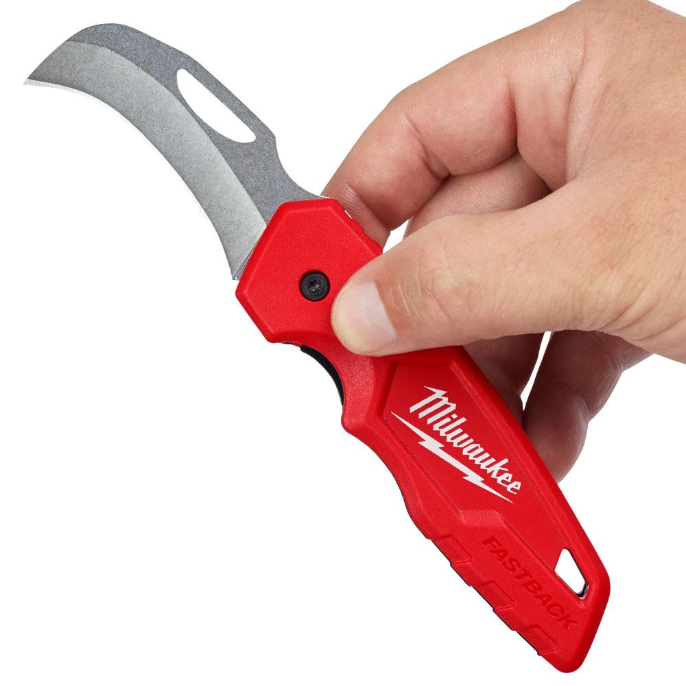 Milwaukee 48221525 FASTBACK Hawkbill Folding Knife