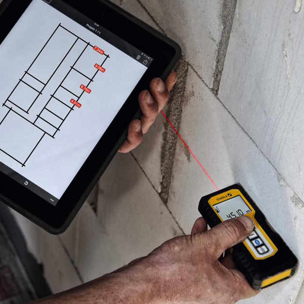 Stabila LD250BT 50M Indoor Laser Distance Measurer with Bluetooth