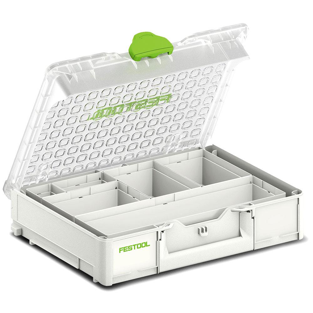 Festool SYS3 ORG M 89 6xESB (204854) Systainer³ Medium 6 Compartment ...