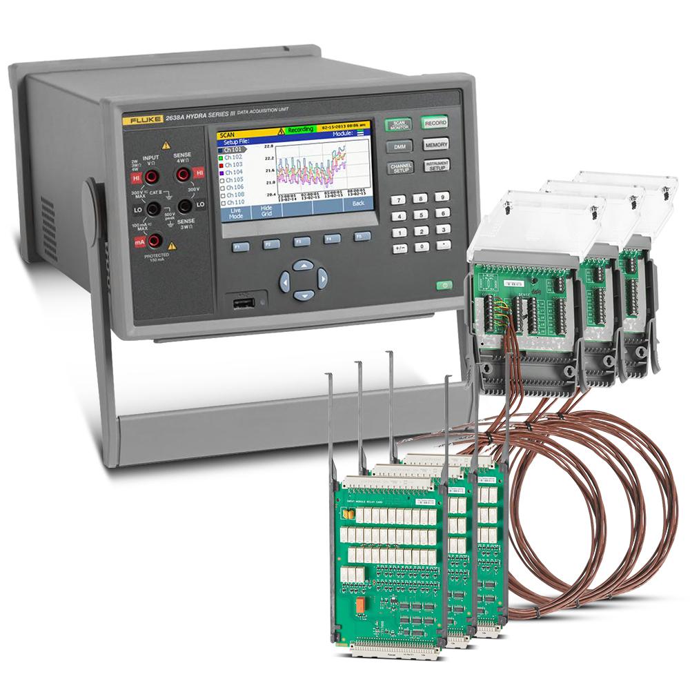 Fluke 2638A/60 60 Channel Hydra Series III Data Acquisition System ...