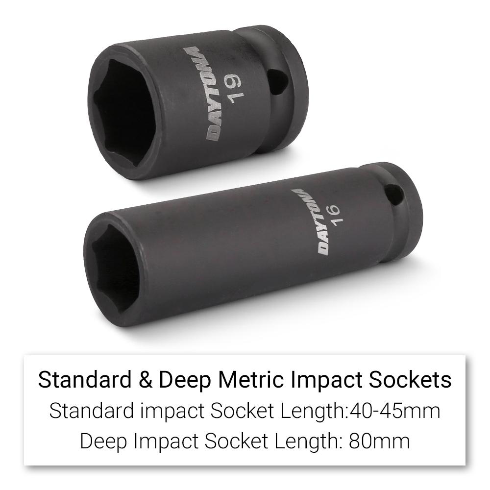 Daytona DMISD42 42pce 1/2" Drive Metric & Imperial Standard & Deep ...