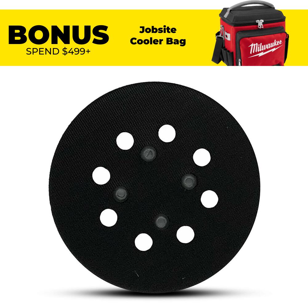 Milwaukee 300527008 125mm (5") Backing Pad to suit 18V Random Orbital ...