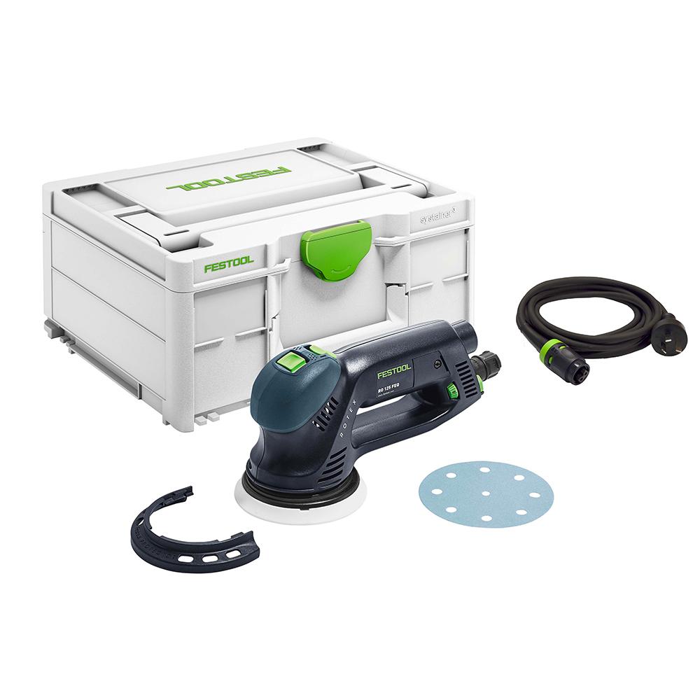 Festool RO 125 FEQ-Plus (576031) 500W 125mm (5") 3-in-1 Random Orbital ...