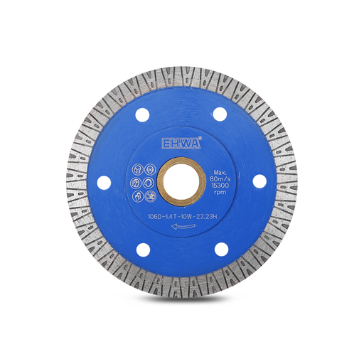 Ehwa ETTPB Porcelain & Tile Thin Turbo Diamond Blade