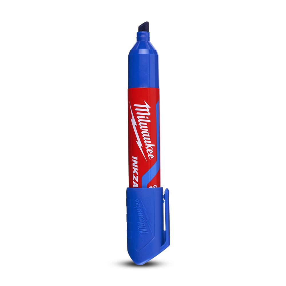 Milwaukee 48223257 INKZALL Blue Large Chisel Tip Marker