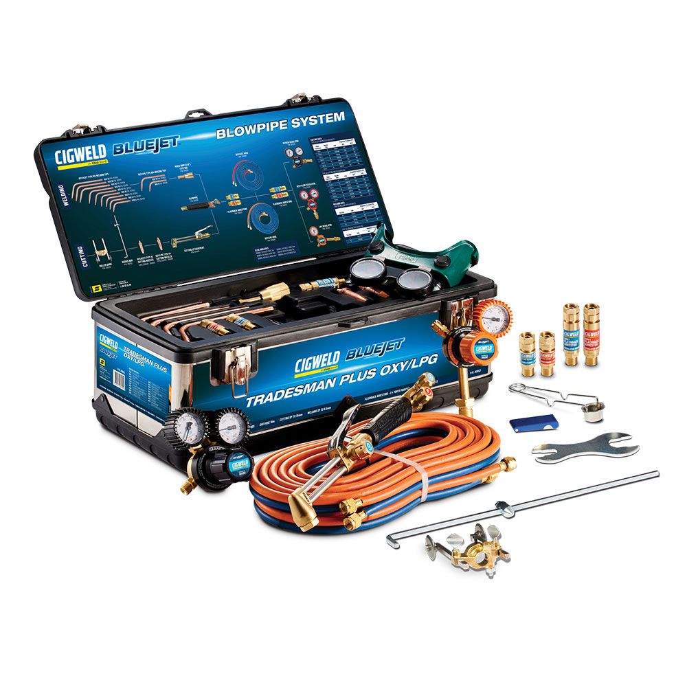 Cigweld 208021 Bluejet Tradesman Plus Gas Kit - Oxy/LPG