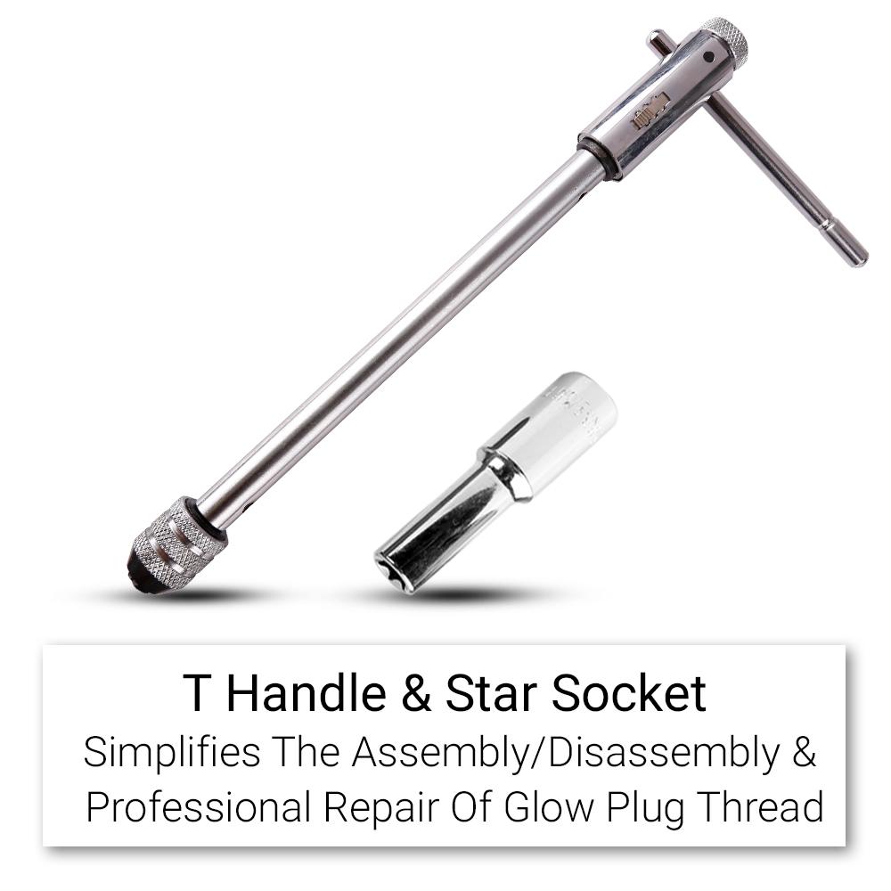 Daytona D1064 16pce Glow Plug Removal Set