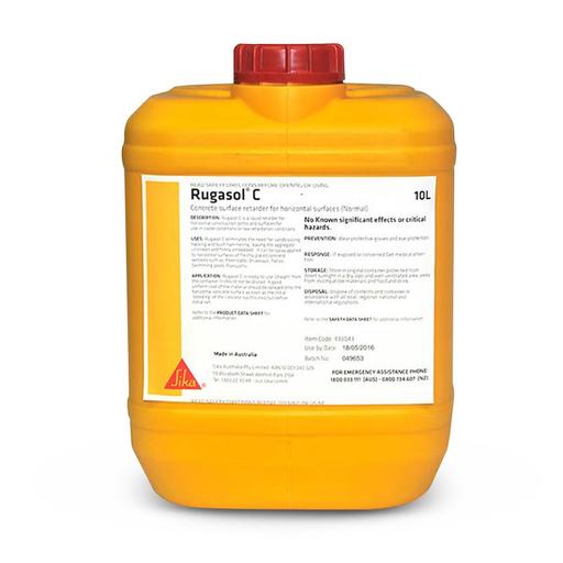 Sika 493043 10L Rugasol C Concrete Surface Retarder For Horizontal Surfaces