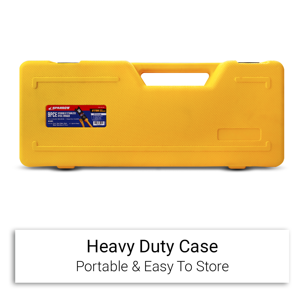 Sparrow SHST 10-120mm² Hydraulic Stainless Steel Crimping Tool Swager Kit