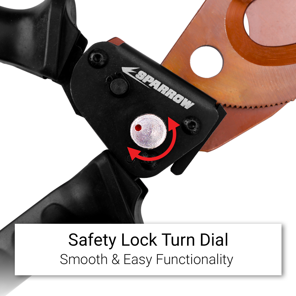 Sparrow SRC290 290mm Ratcheting Cable Cutter with Telescopic Handle