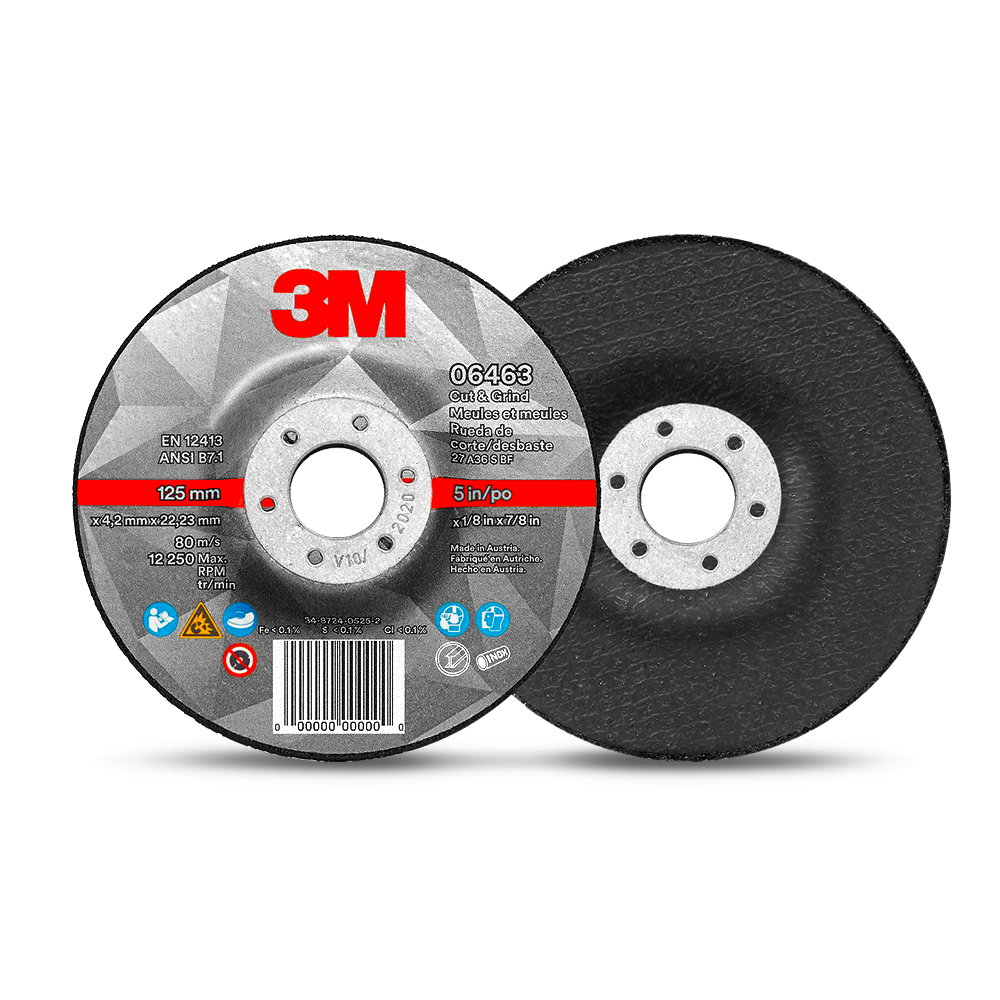 3M XC991603595 (52050) 115mm (4.5") x 4.2mm Cut & Grind Wheels