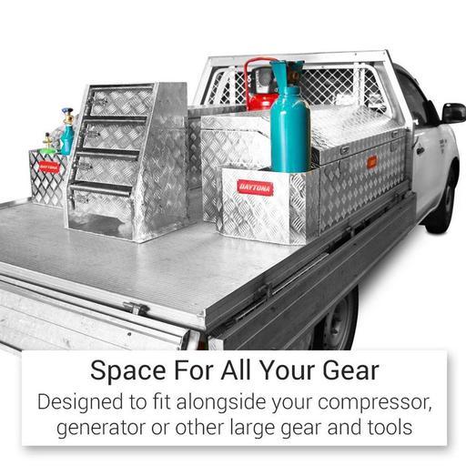 Daytona STS1400 3mm 1480 x 600 x 500mm Slanted Lid Aluminium Tool Box