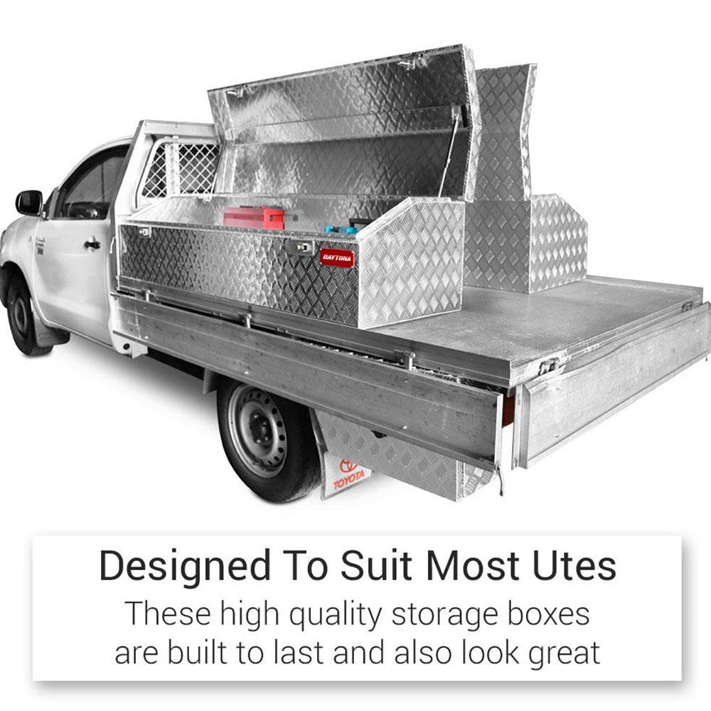 Daytona STS1700 3mm 1800 x 600 x 500mm Slanted Lid Aluminium Tool Box