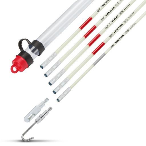 Milwaukee 48224160 7.5m (25ft) Fish Stick Cable Rod Feeder Combo Kit