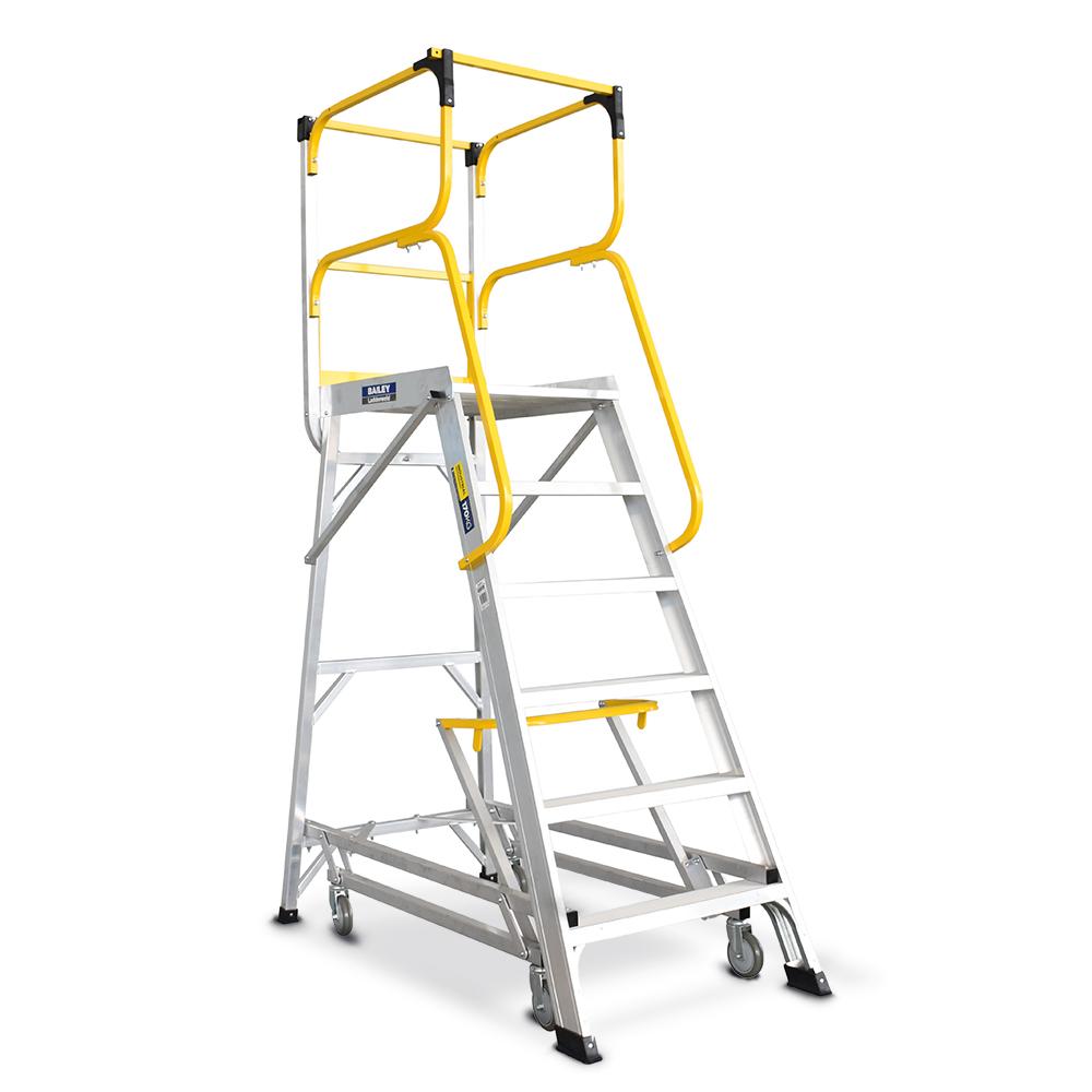 Bailey FS13594 6 Step 170kg 1656mm Aluminium Access Platform Ladder