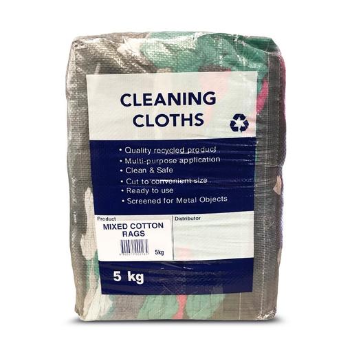 Gulf Western 40016 5kg Bag of Cleaning Cloth Rags