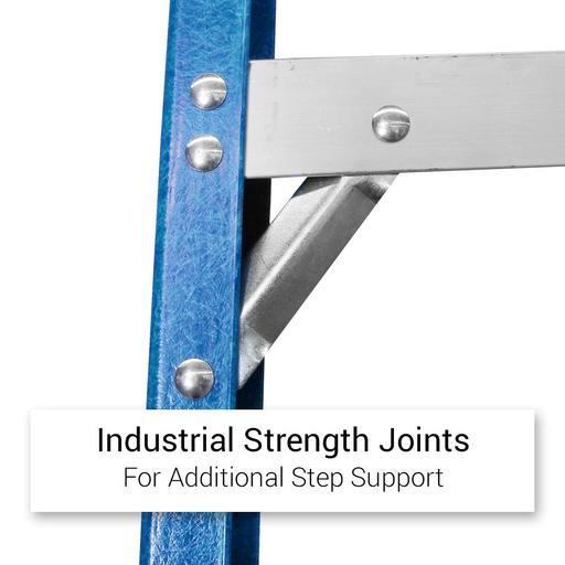 Climbrite CLI3STEP 3-Step 0.9M Fibreglass Platform Ladder on Wheels