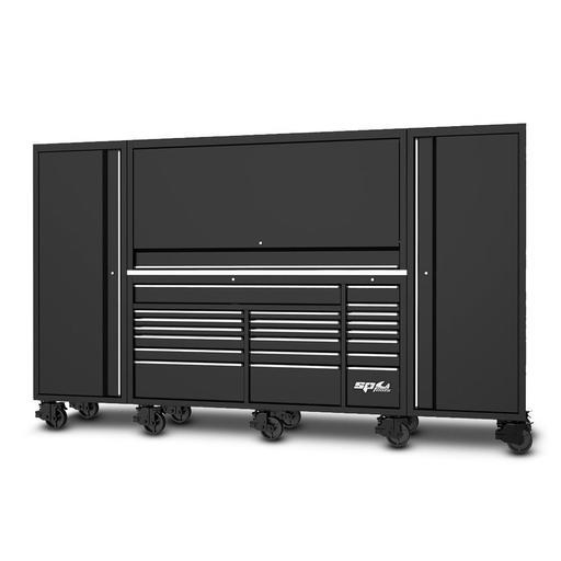 SP Tools SP44890 128" USA Sumo Series Complete Workstation - Black/Chrome