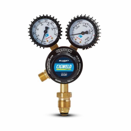 Cigweld 210222 800kPa Oxygen Regulator Type VI