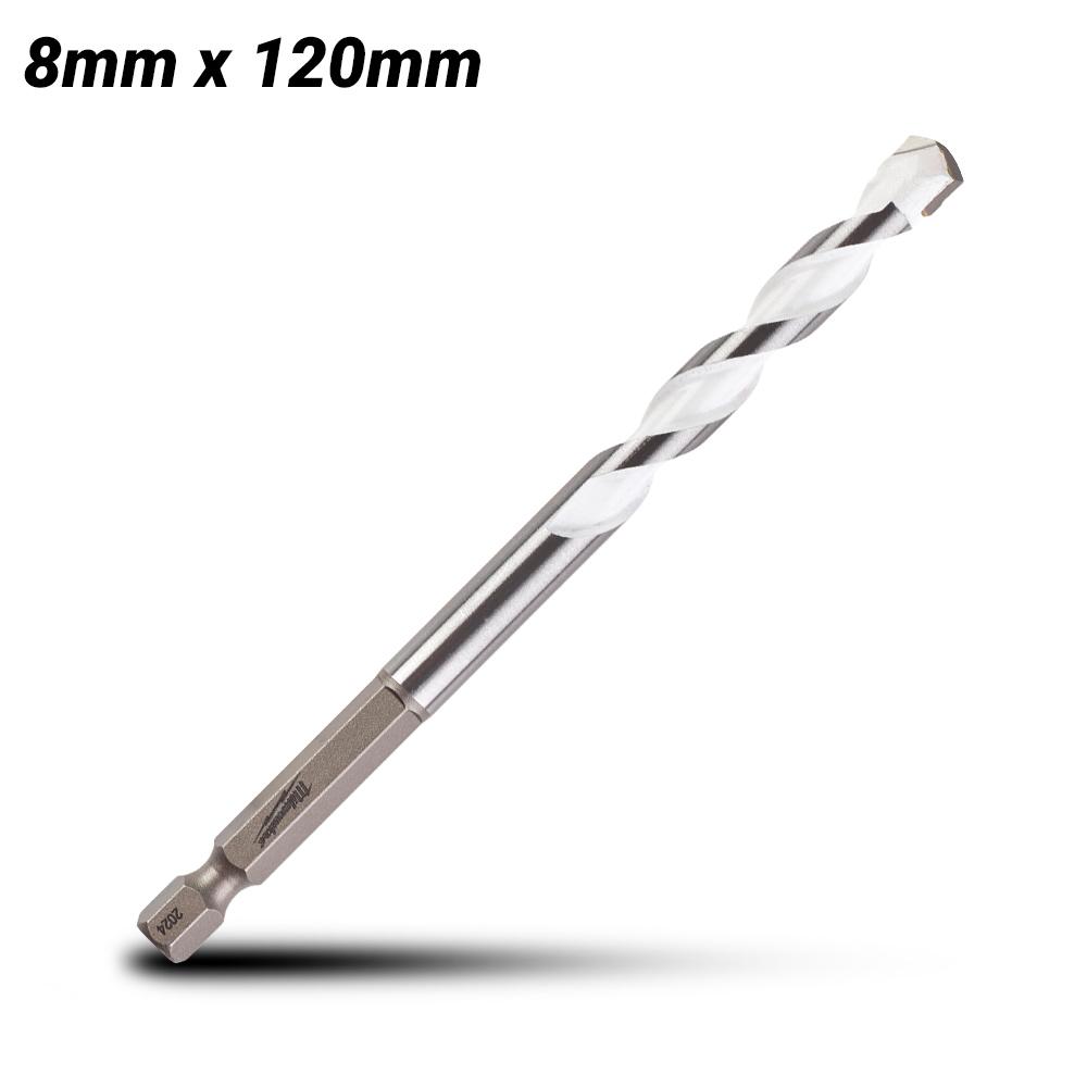 Milwaukee 4932471104 8mm x 120mm Multi-Material Drill Bit