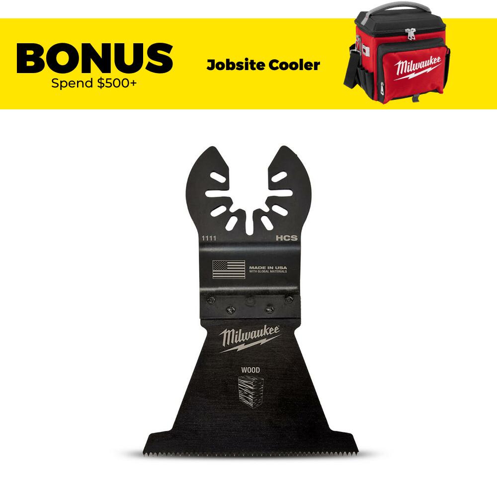 Milwaukee 49251111 63.5mm (2 1/2") Open-Lok High Carbon Steel Wood Blade