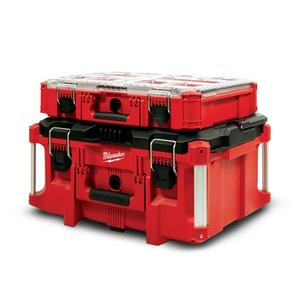 Milwaukee 48228425 + 48228430 PACKOUT 2pce Storage System