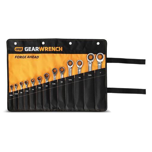 GEARWRENCH 9602NR 16pce 12 Point Metric Reversible Ratcheting ...