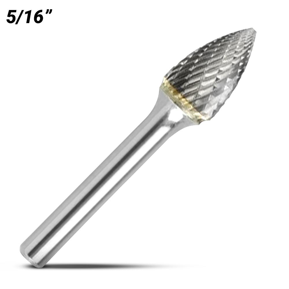 Bordo 6400-95115 5/16" SG-2 Tree Pointed Nose 1/4" Shank Burr